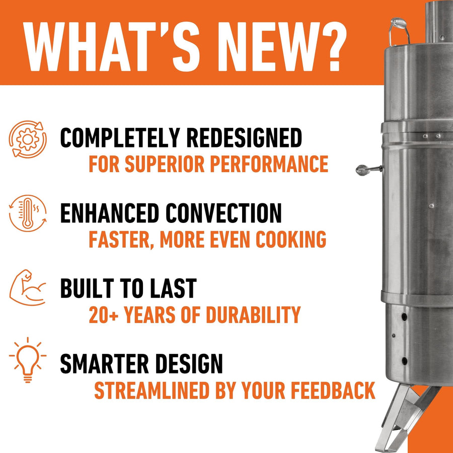 The Orion Cooker 3.0 ® | Best BBQ Grill Smoker | Convection Cooker